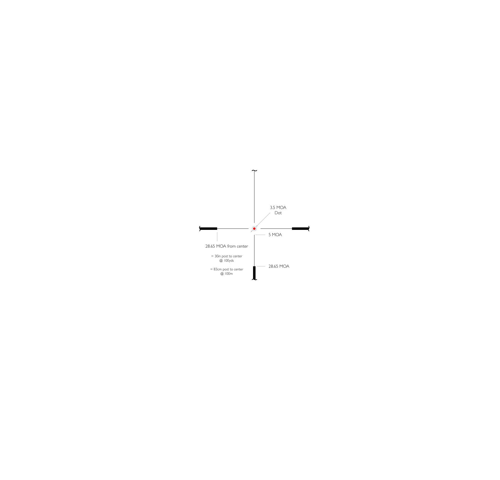 Vantage 30 WA IR Riflescope 1-4x24, 30mm, IR (L4A Dot)
