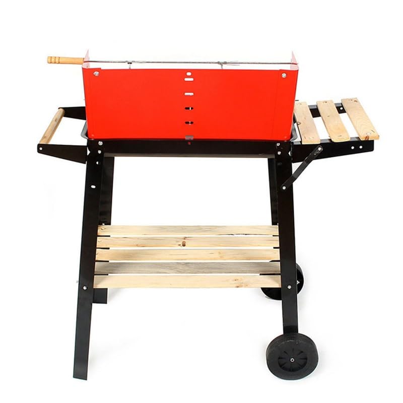 WXBDD Home Square Charcoal BBQ Grills Portable Outdoor Picnic Barbecue Stove BBQ Tools for Garden Camping