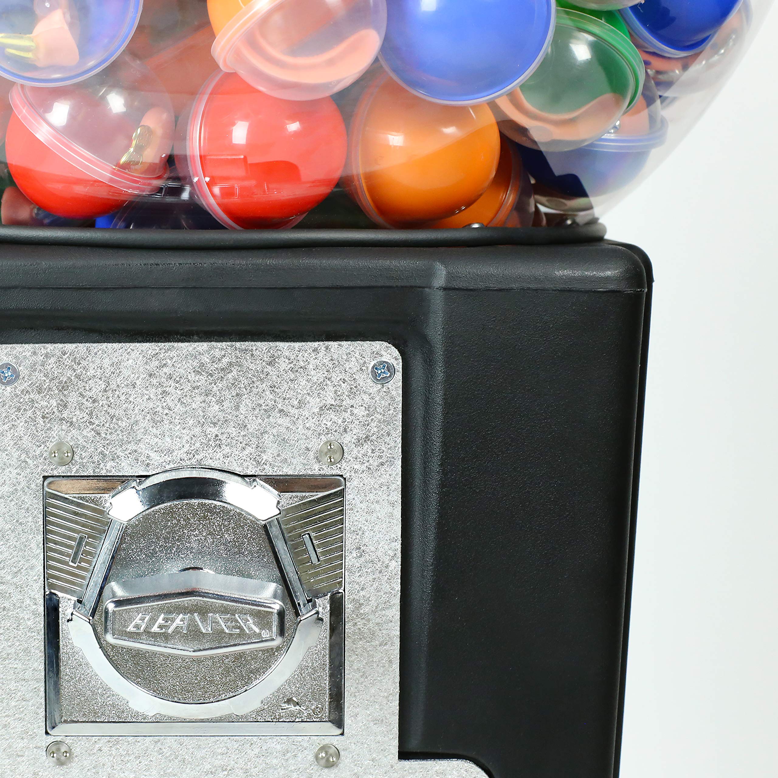 Vending Machine - Wizard Wonder Capsule Vending Machine - Prize Machine - Commercial Vending Machine for 2 Inch Round Capsules Gumballs Bouncy Balls - Black