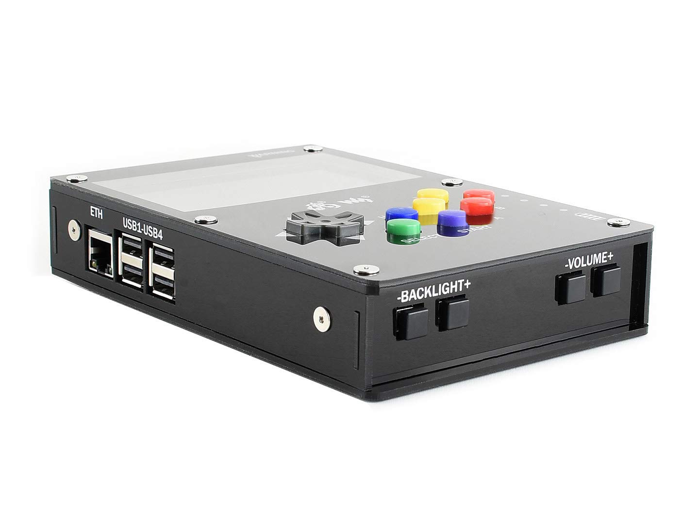 waveshare GamePi43 Accessories Add-ons for Raspberry Pi to Build GamePi43 Portable Retro Video Game Console 4.3inch IPS Display Compatible with Raspberry Pi B+/2B/3B/3B+
