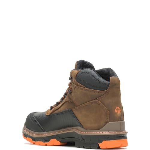Wolverine men's Overpass Mid Cm Work Boot, Summer Brown, 12 X-Wide