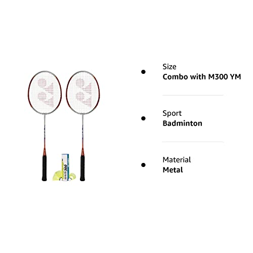 Yonex Badminton Combo Set 2-B350 and 1-Mavis 300 Yellow