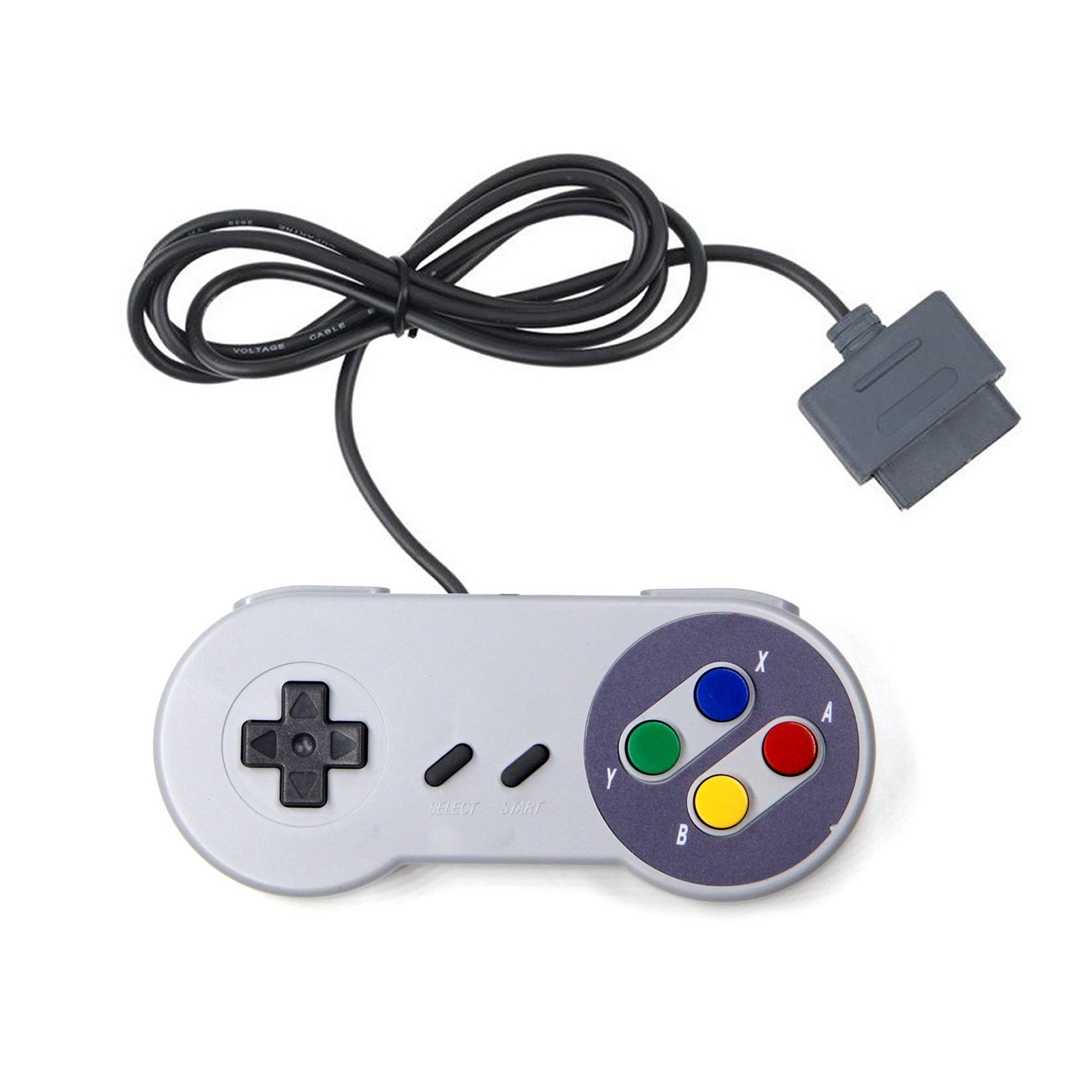 Veanic 2-Pack Replacement Controller Gamepad Compatilbe with SNES - 7 Pin Connector
