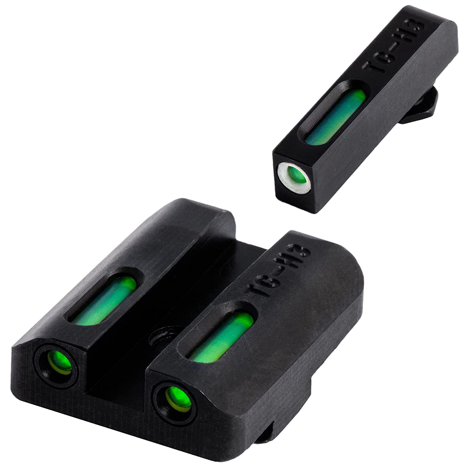 TruGlo TFK Fiber Optic and Tritium Handgun Laser Sight Accessories Set with Front Focus Lock for Glock 17/17L, 19, 22, 23, 24 Models and More