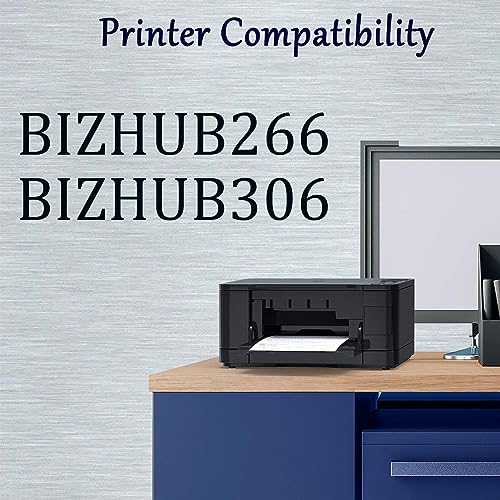 YAMABO Compatible for Konica Minolta TN222 Toner Cartridge, Work with BIZHUB266 BIZHUB306 Printer Standard Capacity 1 Black