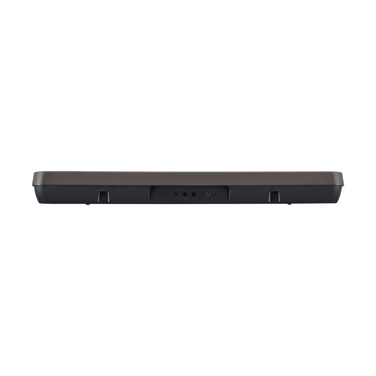Yamaha PSRE360 61-Key Touch Sensitive Portable Keyboard with Power Supply, Dark Walnut