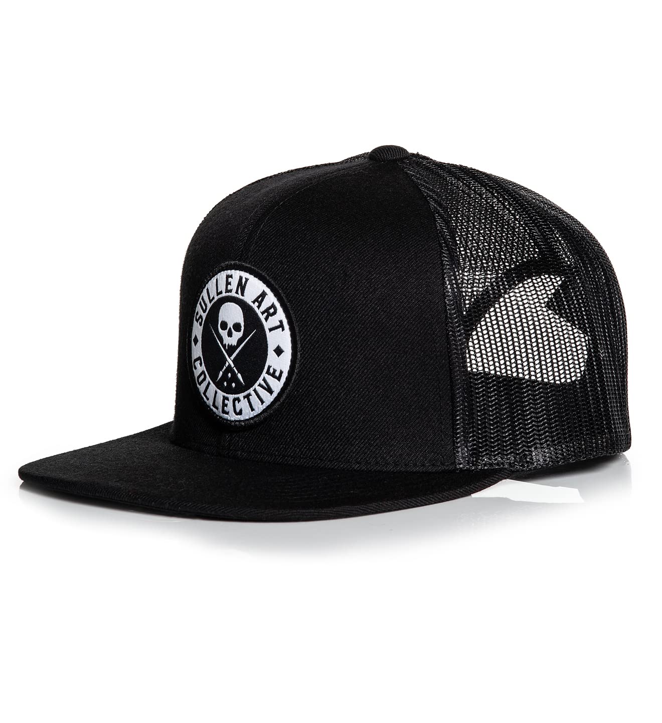 Sullen Badge of Honor BOH Mesh Back Snapback Tattoo Lifestyle Hat - Black