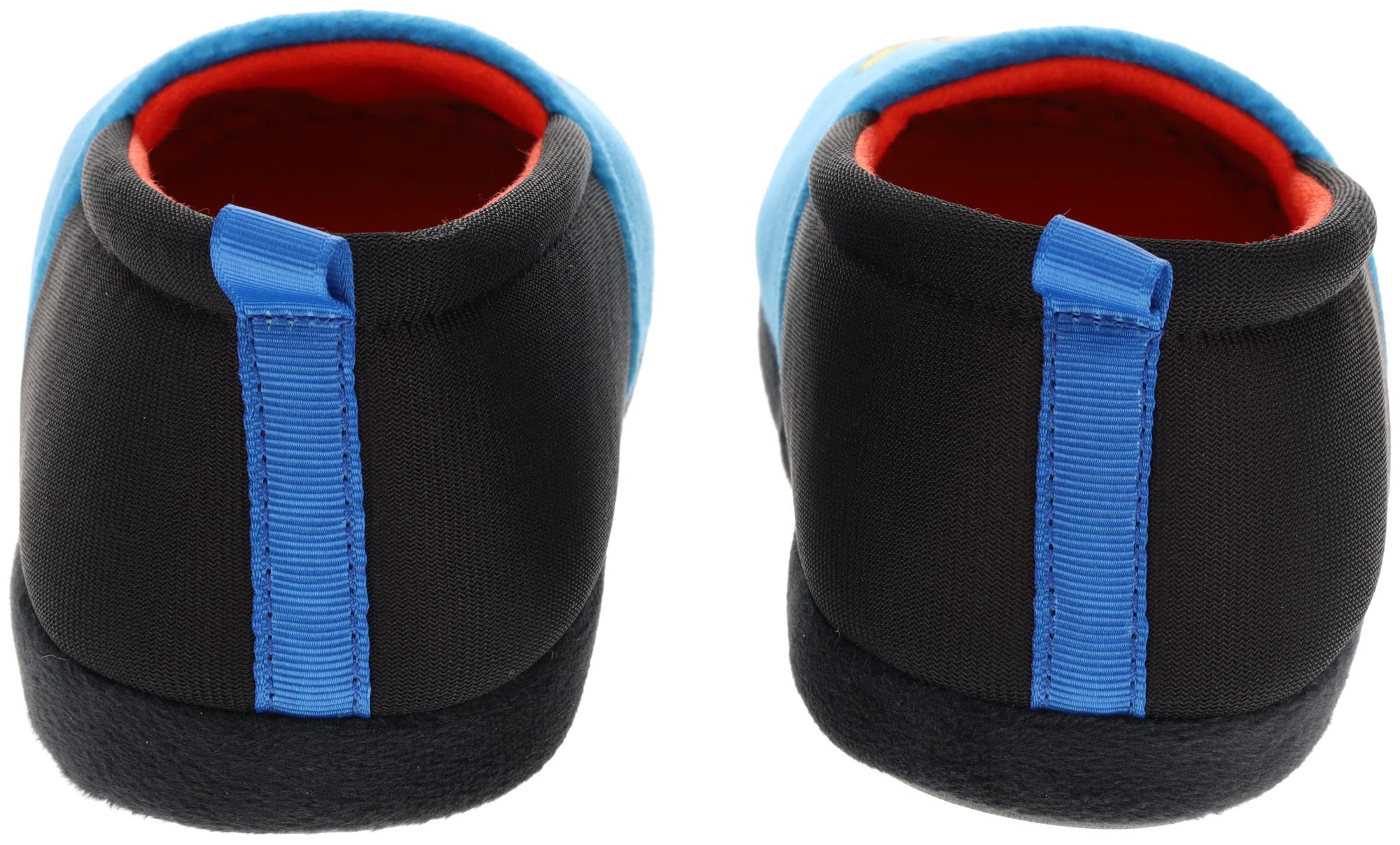Super Mario Slippers for Kids, A-Line Mismatch Slippers, Mario, Luigi, and Bowser, Blue, Big Kid Size 1/2