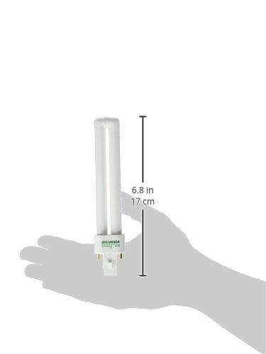 Sylvania 21273 Compact Fluorescent 2 Pin Single Tube 3500K, 9-watt