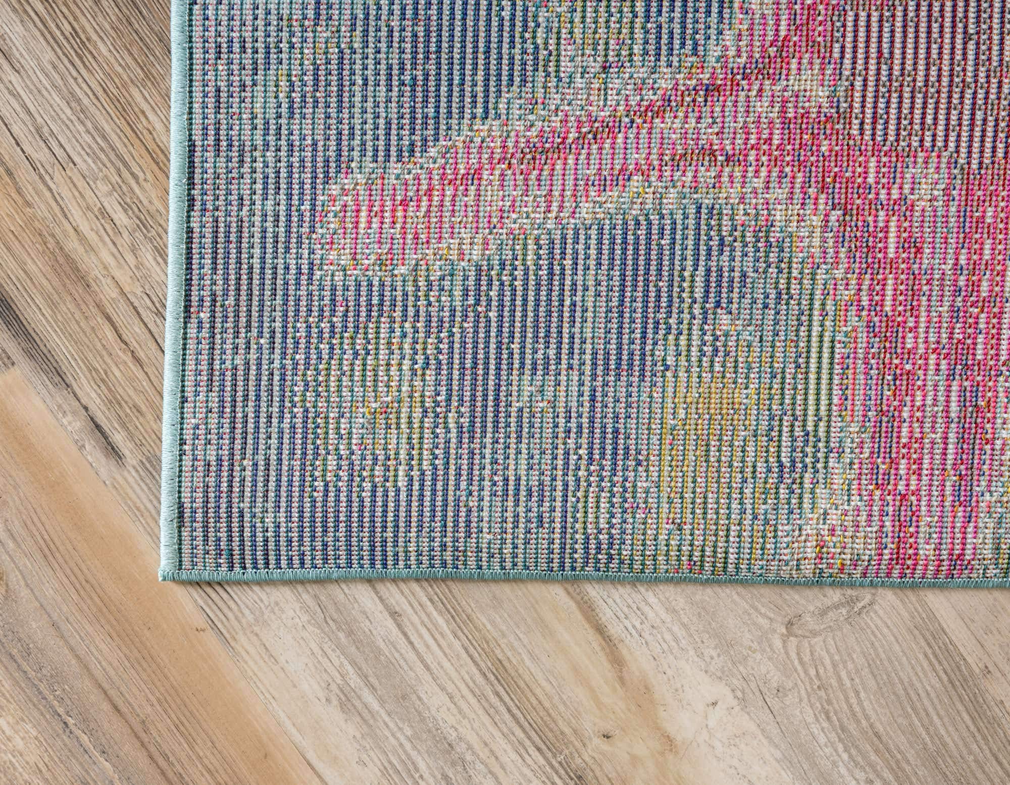 Unique Loom Positano Collection Coastal Modern Bright Colors Starfish Navy Blue Area Rug (5' x 8')