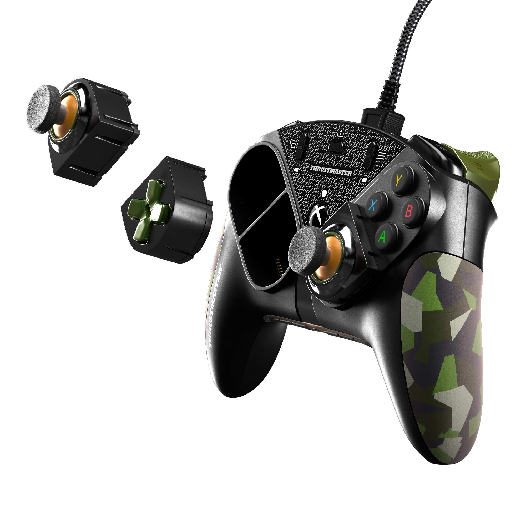 Thrustmaster Eswap X Green Color Pack, Of 7 Green Camo Modules, Next Generation, Nxg Mini-Sticks, Hot Swap, Compatible with Eswap X Pro Controller (Xbox Series X|S and PC) (Xbox Series X)
