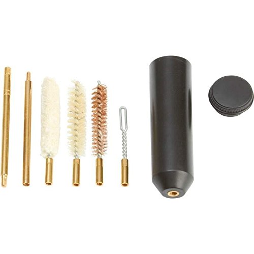 Ultimate Arms Gear Compact Pocket Sized Travelling Cleaning Kit For .38 , .357 , 9mm Caliber Pistol Gun Handgun