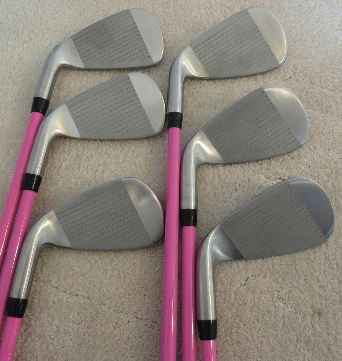 Tall Ladies Golf Set Custom Fit for Ladies 5ft-7in to 6ft-1in Tall Complete Driver, Fairway Wood, Hybrid, Irons, Putter, Clubs & Stand Bag