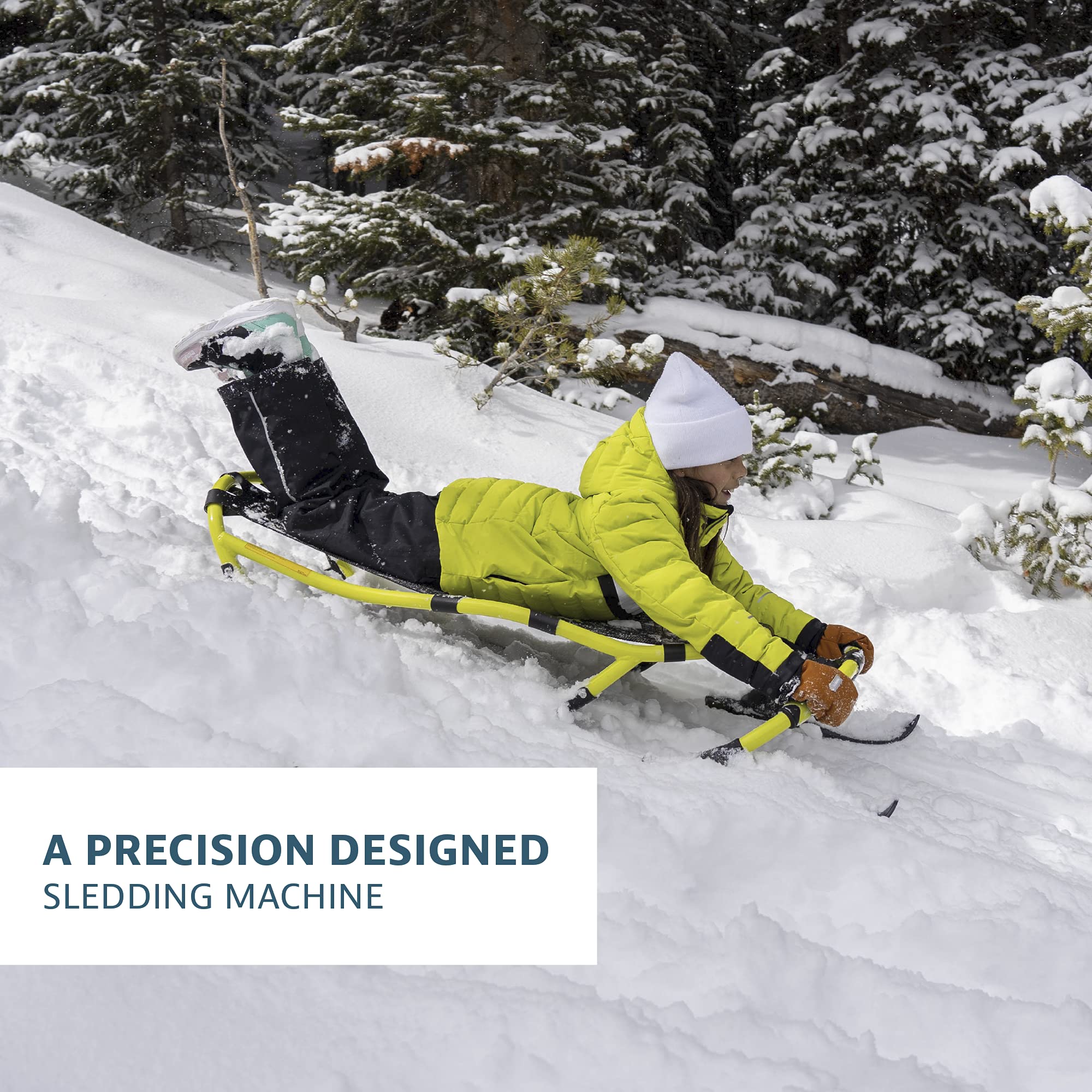 Yukon Charlie's Hammerhead Pro HD Sled | Single Rider, Speed and Steering Control, 52-inch x 22-inch