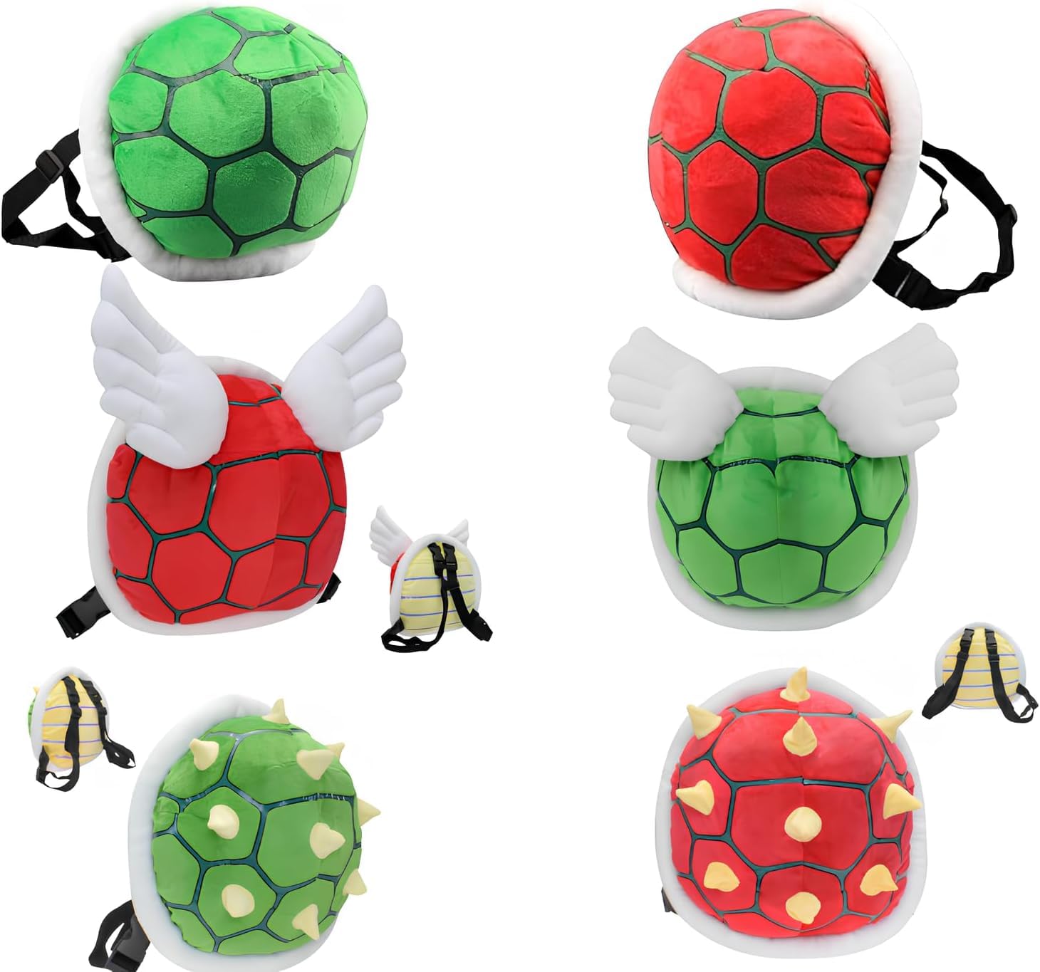 ZHYPFF Turtle Backpack Turtle Shell Backpack Cosplay Clothing Accessories Props Soft Plush Cartoon Toy 11.4 inches