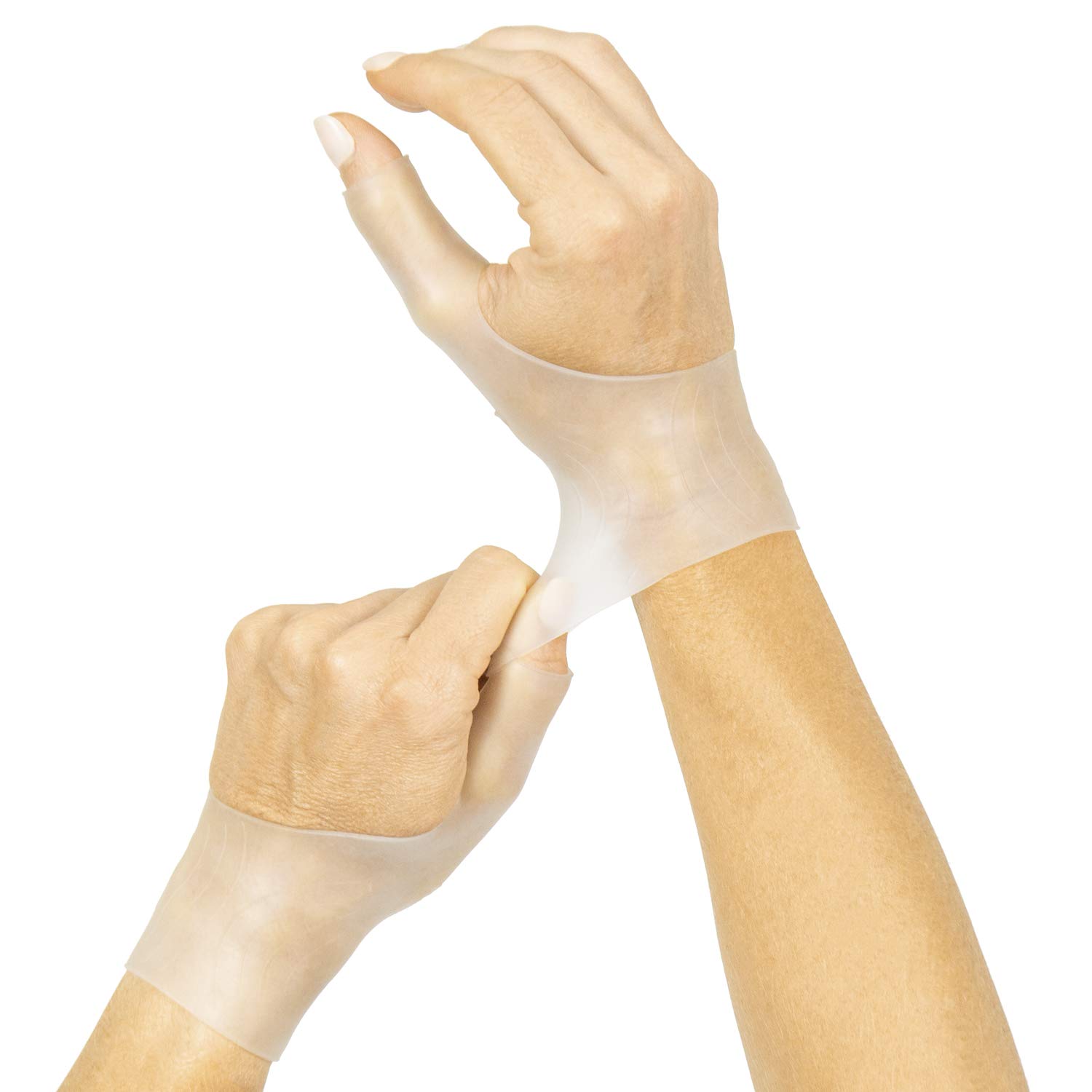 Vive Gel Thumb Wrist Support (Pair) - Waterproof Wrist Brace - Hand Brace Cool Wrap For Arthritis Dequervains Tenosynovitis, Sprained Joint Pain, Left Right Hand Stabilizer For Tendonitis Strain