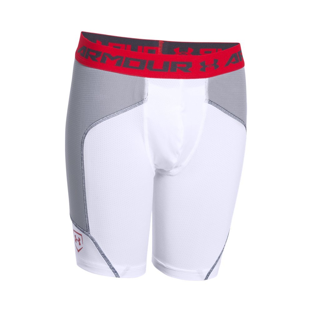 Under Armour Boys' UA Spacer Slider YLG White