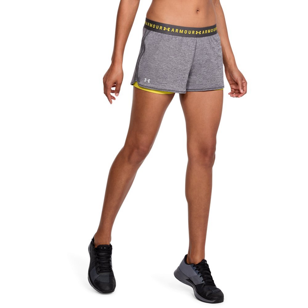 Under Armour HeatGear Armour 2-in-1 XS Charcoal Light Heather