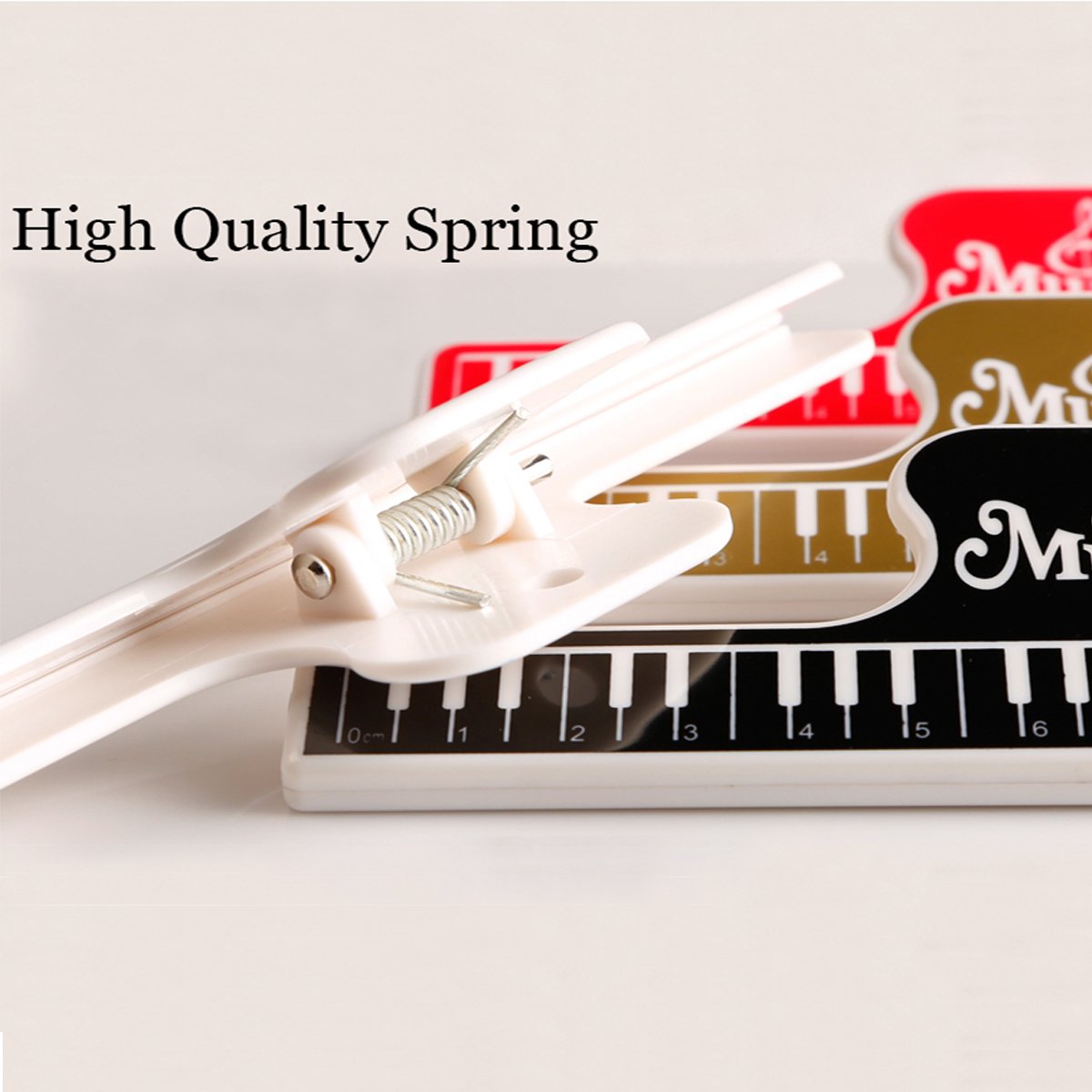 WOGOD Music Book Clip Music Page Holder - Book Page Holde L Size (Blue)