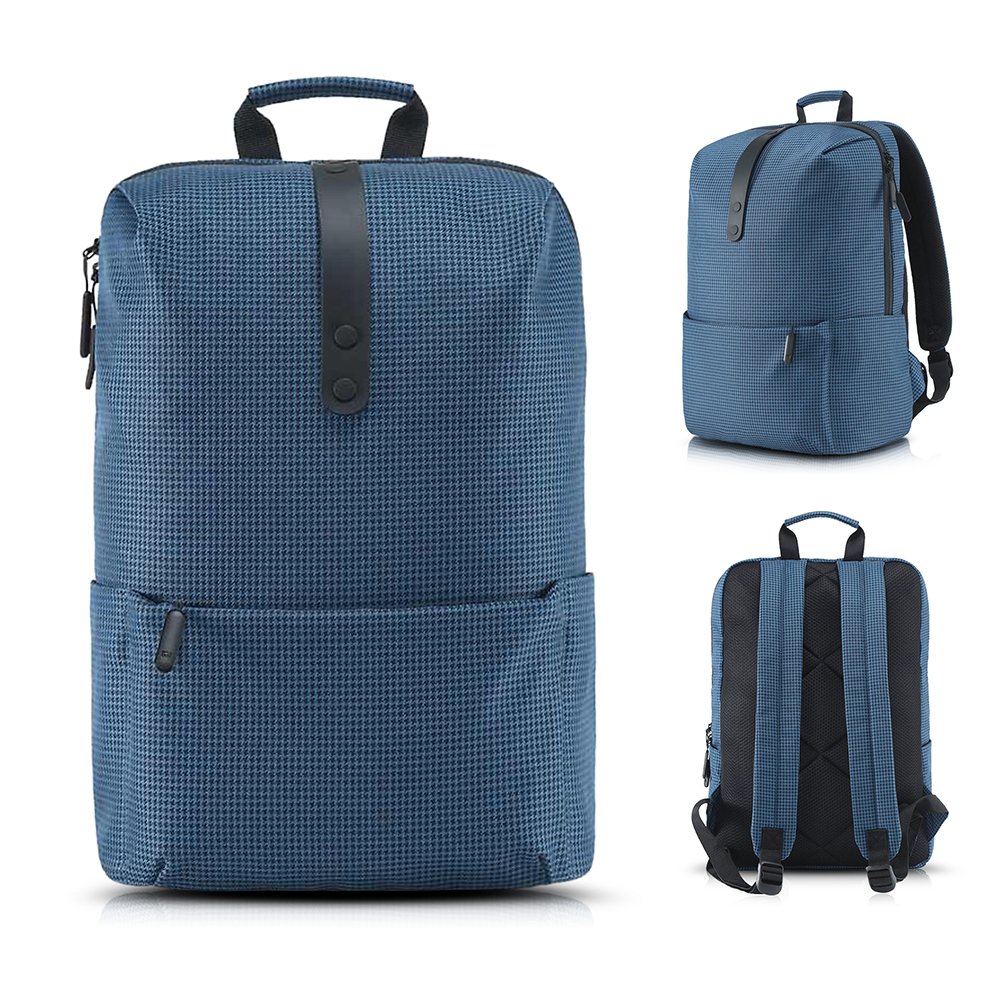 Xiaomi Casual Backpack with Fashion Simple, Classic, Versatile Checkered Pattern Design Splash-proof Durable Travel Backpack, Fits up to 15 inches Laptop