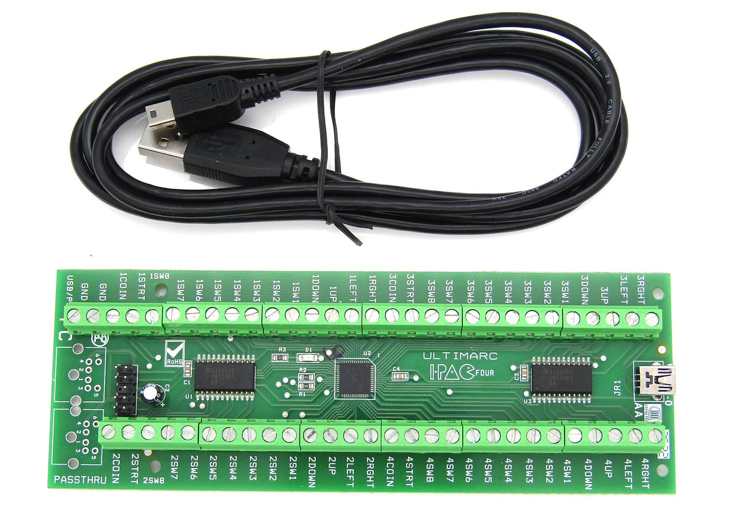 Ultimarc I-PAC 4 Arcade Game Controller Interface with USB Cable