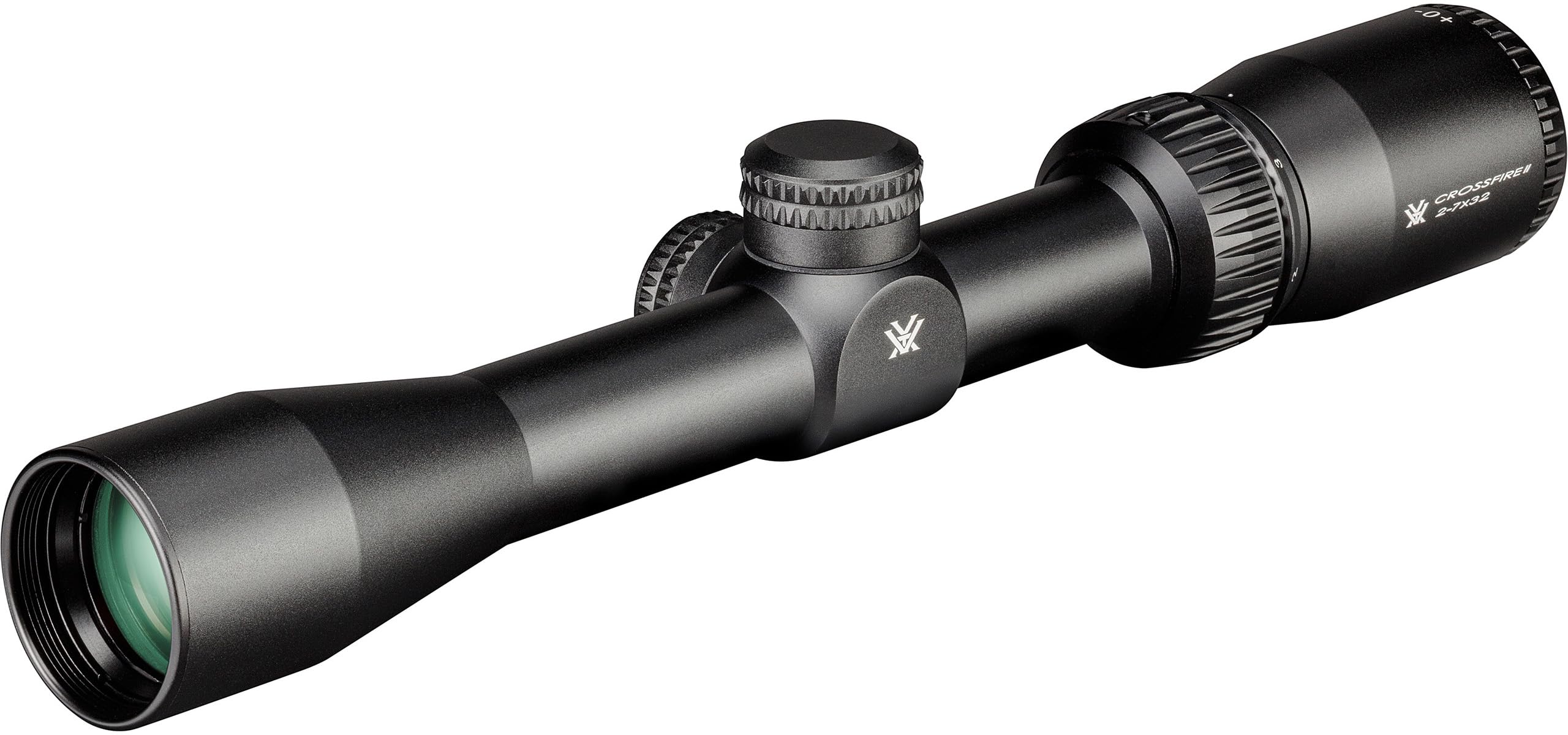 Vortex Optics Crossfire II 2-7x32 Rimfire, Second Focal Plane, 1-inch Tube Riflescope - V-Plex Reticle