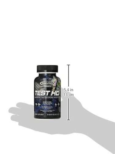 Testosterone Booster for Men MuscleTech Test HD Tribulus Terrestris for Men Max-Strength ATP & Test Booster for Men, Boost Free Testosterone Levels, 90 Pills