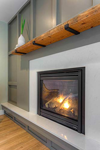 Wilson Rustic Barn Beam Mantel - Reclaimed Farmhouse Wood Shelf (72 inch Long)