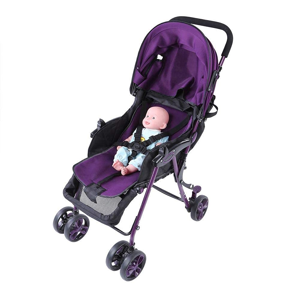 Universal Baby 5 Point Harness Belt High Chair Safety Belts Harness Stroller Children Pushchair Rotating Protection Adjustable Shoulder Strap Belts Straps for Pram Accessories(Buckle Type)