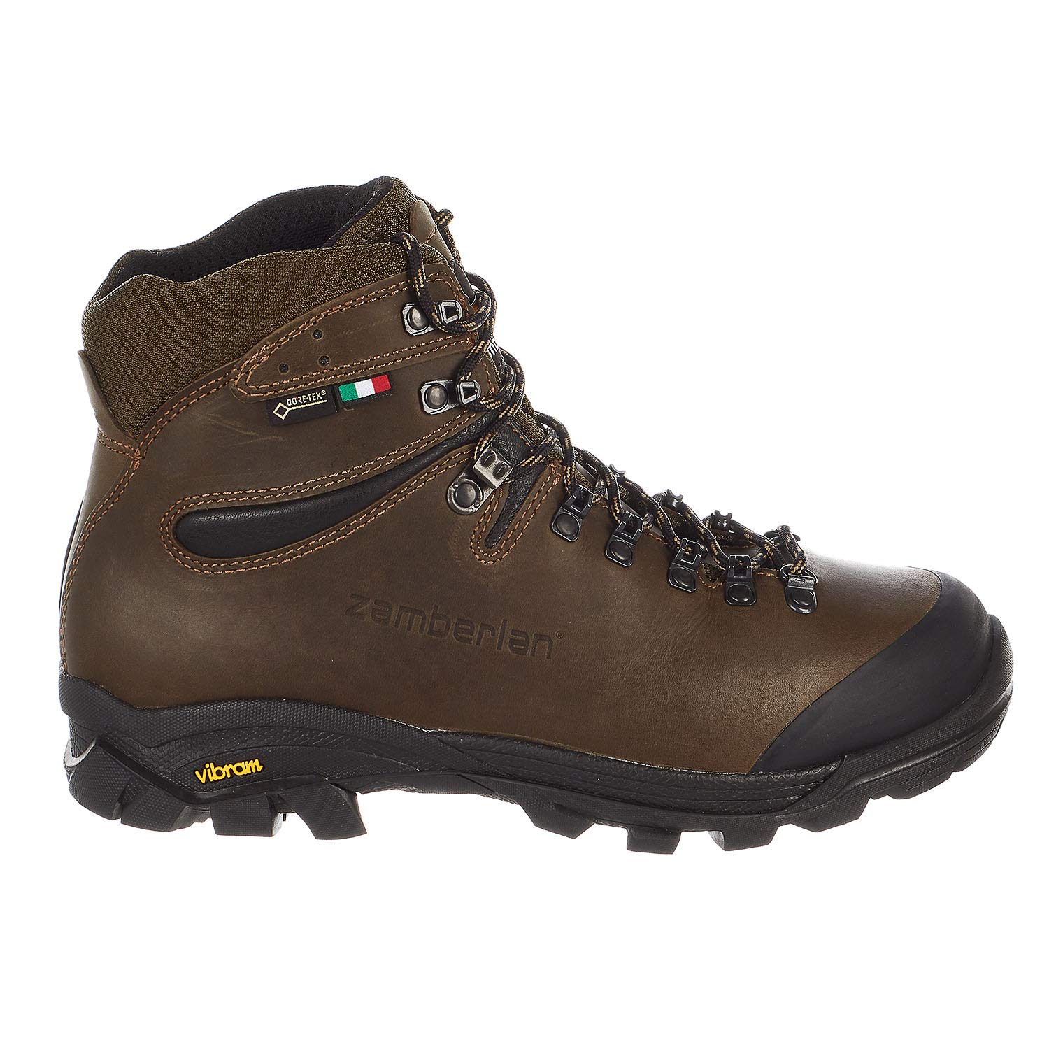 Zamberlan - 1007 vioz hike gtx rr - leather hiking boots - waxed forest - 11