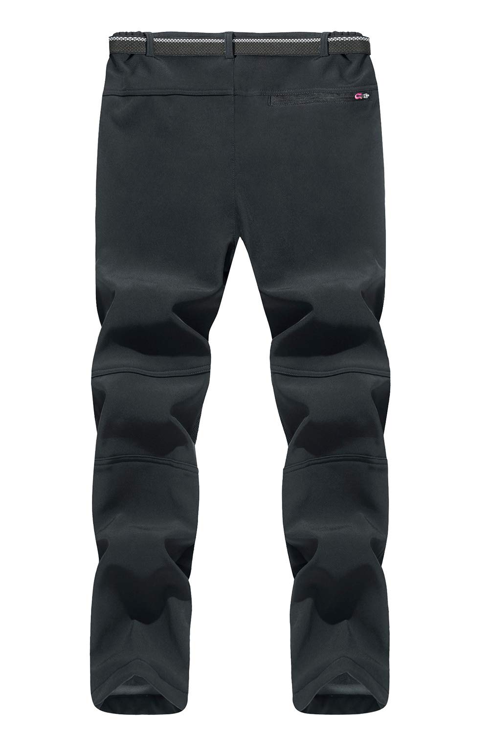 TACVASEN Women's Thick Pants Hiking Snowboard Snow Pants Reinforced Knees, Purple, 36