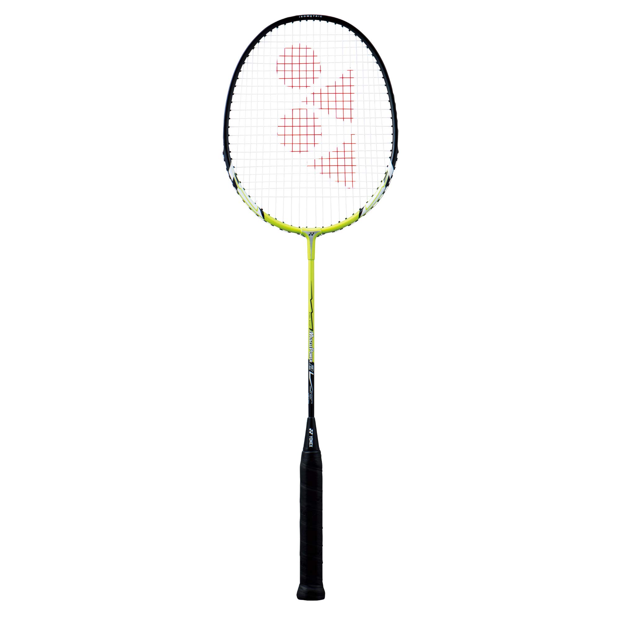 YONEX Muscle Power 2 Badminton Racket/Racquet U/G4 (Lime Green) - Pre-Strung (MP2LMU19S)