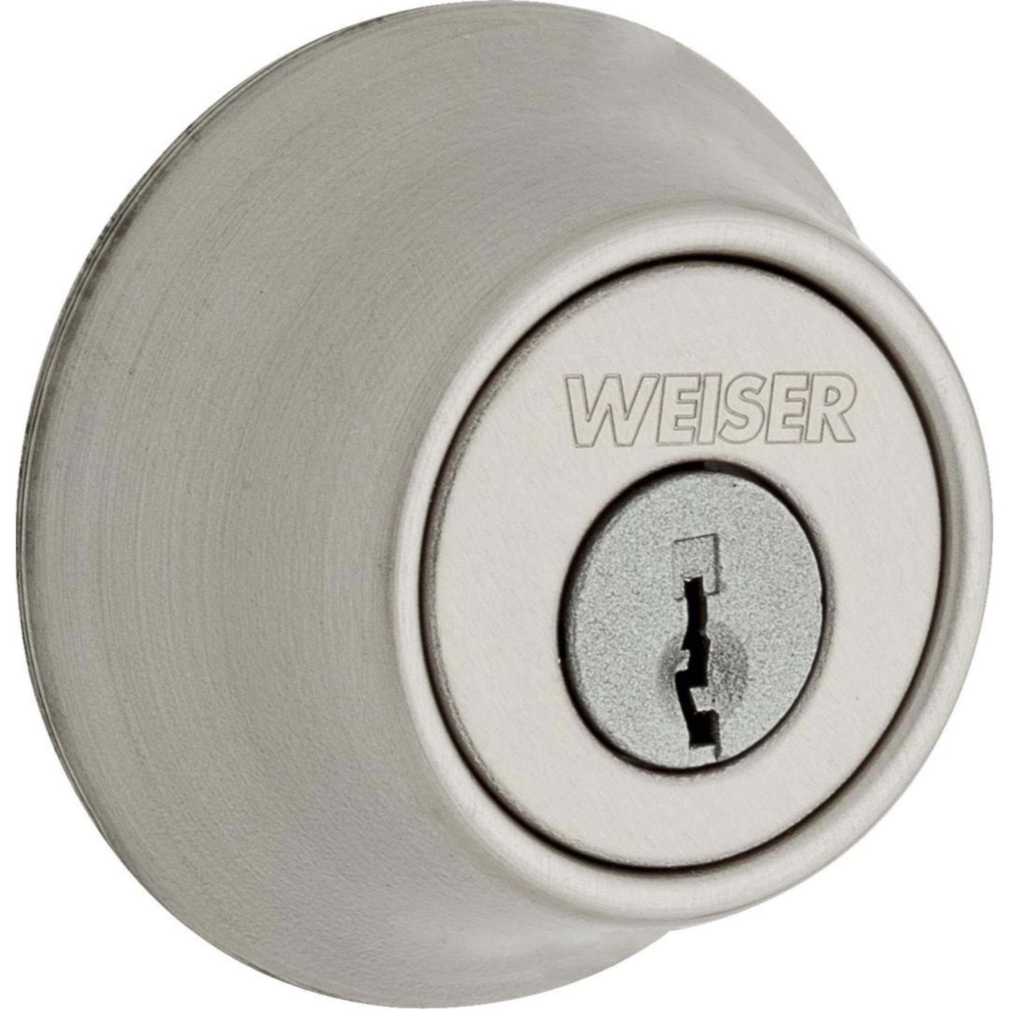 Wieser Elements Series Deadbolts GDC9471 (Weiser Keyway, Satin Nickel)