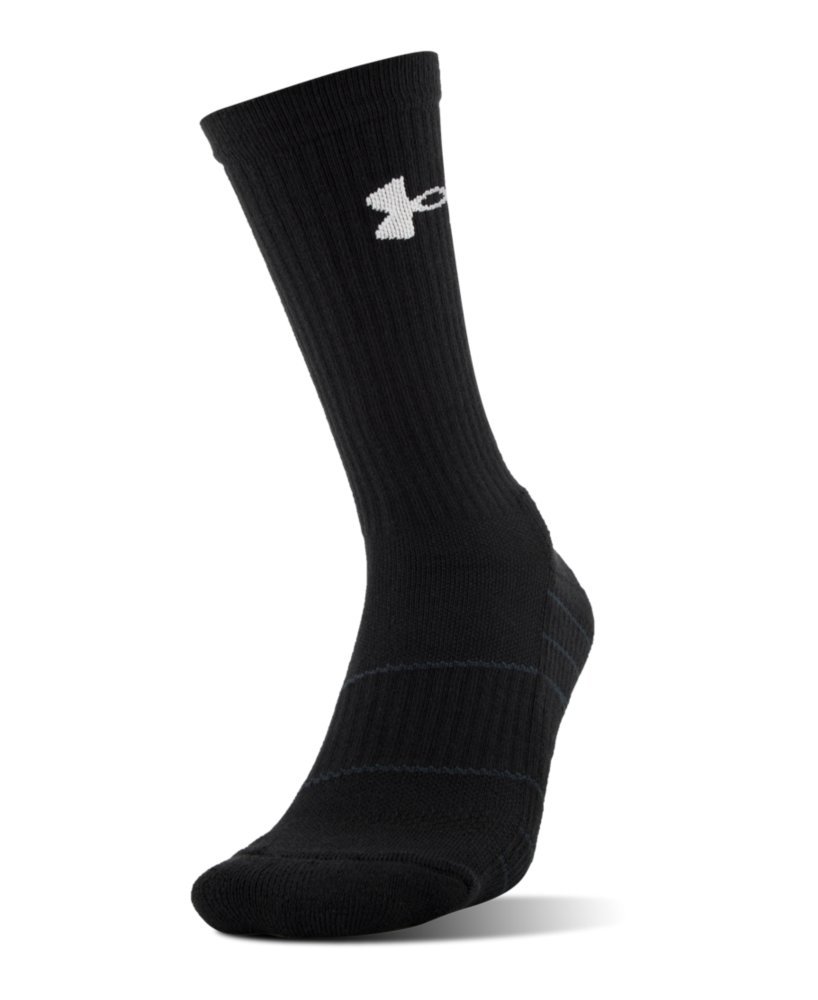 Under Armour UA Performance Crew - 3-Pack LG Black