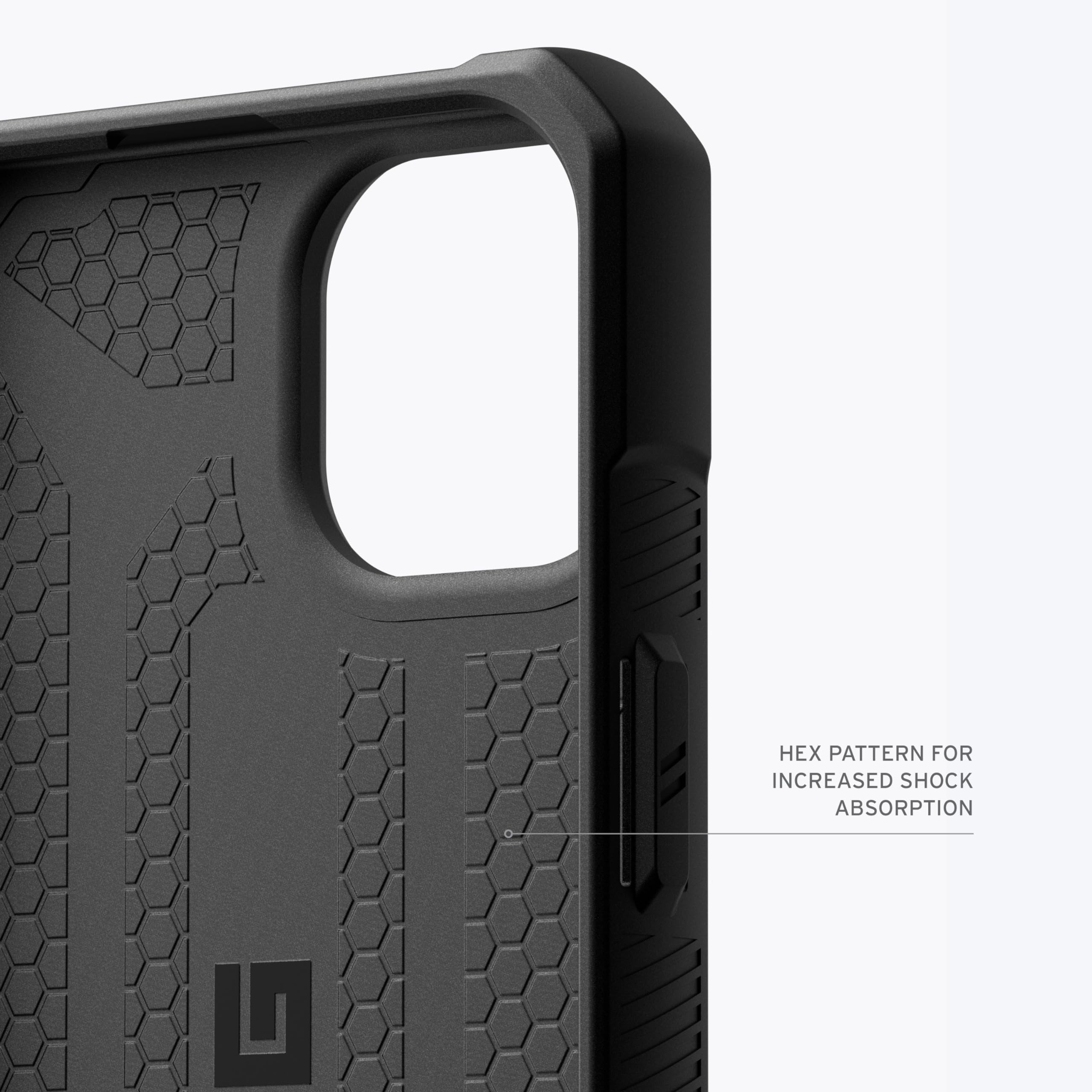 URBAN ARMOR GEAR UAG Case Compatible with iPhone 15 Case 6.1" Monarch Carbon Fiber Rugged Heavy Duty Military Grade Drop Tested Protective Cover