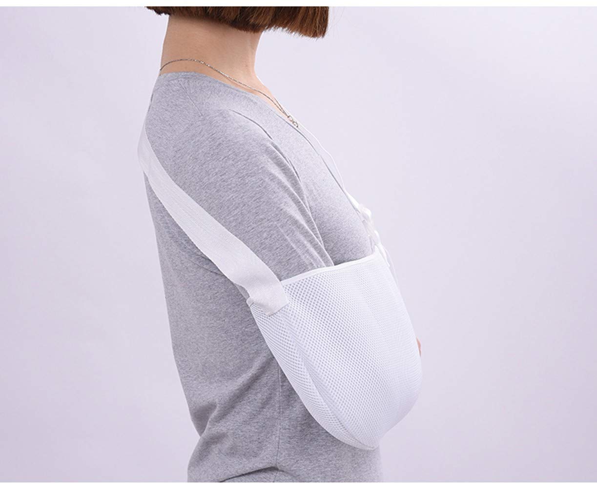 WellieSTR Dislocated Shoulder Sling for Women,Arm Slings, Shoulder Immobilizer Rotator Cuff for Broken Wrist Elbow Support,,Lightweight,Breathable
