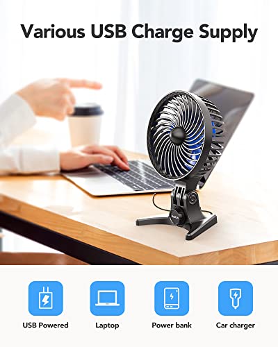 USB tabletop fan portable desktop mini fan foldable usb plug-in small fan multi-speed shift personal fan mute desktop fan office adjustable angle high wind power can be plugged into the computer fan