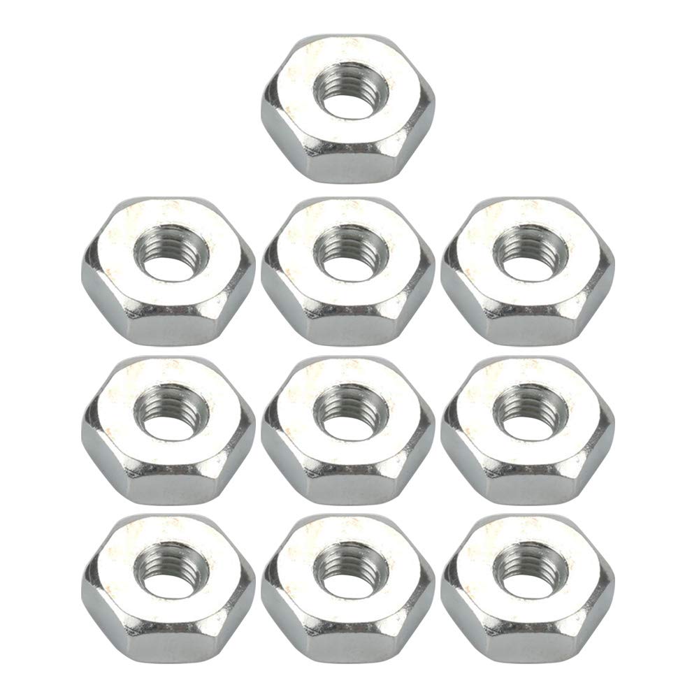Wellsking 10pcs Sprocket Cover Bar Nuts for 010 011 012 024 025 026 028 032 034 036 046 064 066 MS250 MS260 MS290 MS360 MS171 MS181 MS192T MS211 Chainsaw