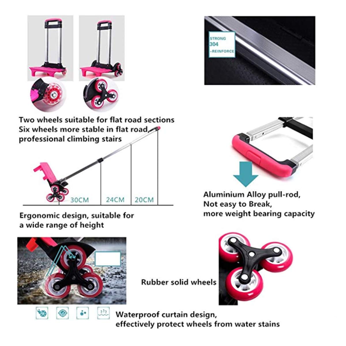 VIDOSCLA 2Pcs Cute Print Bowknot Trolley Backpack Elementary Middle School Rolling Bag Wheeled BookBag for Kids Girls