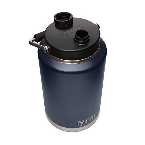 YETI Rambler Gallon Jug, Vacuum Insulated, Stainless Steel with MagCap, Navy
