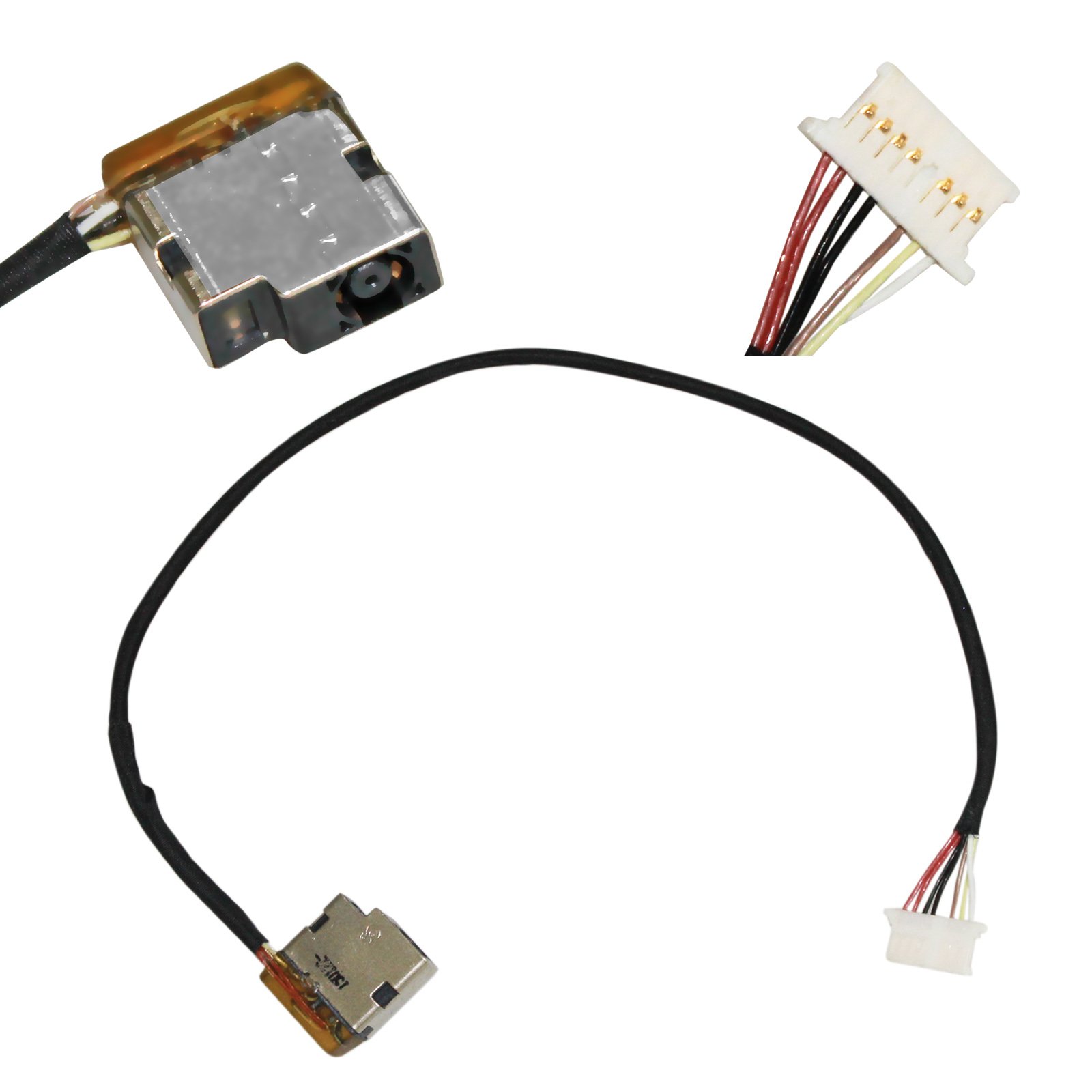 Zahara DC in Power Jack Cable Replacement for HP 17-G 17-Q /15-CS 15-CW 14-DS 14-AX TPN-Q208 TPN-Q210 15-DW 15-CC 15-CD 799750-T23 799750-Y23 799750-S23 799750-F23 809295-001 TPN-Q208 TPN-Q210 Socket