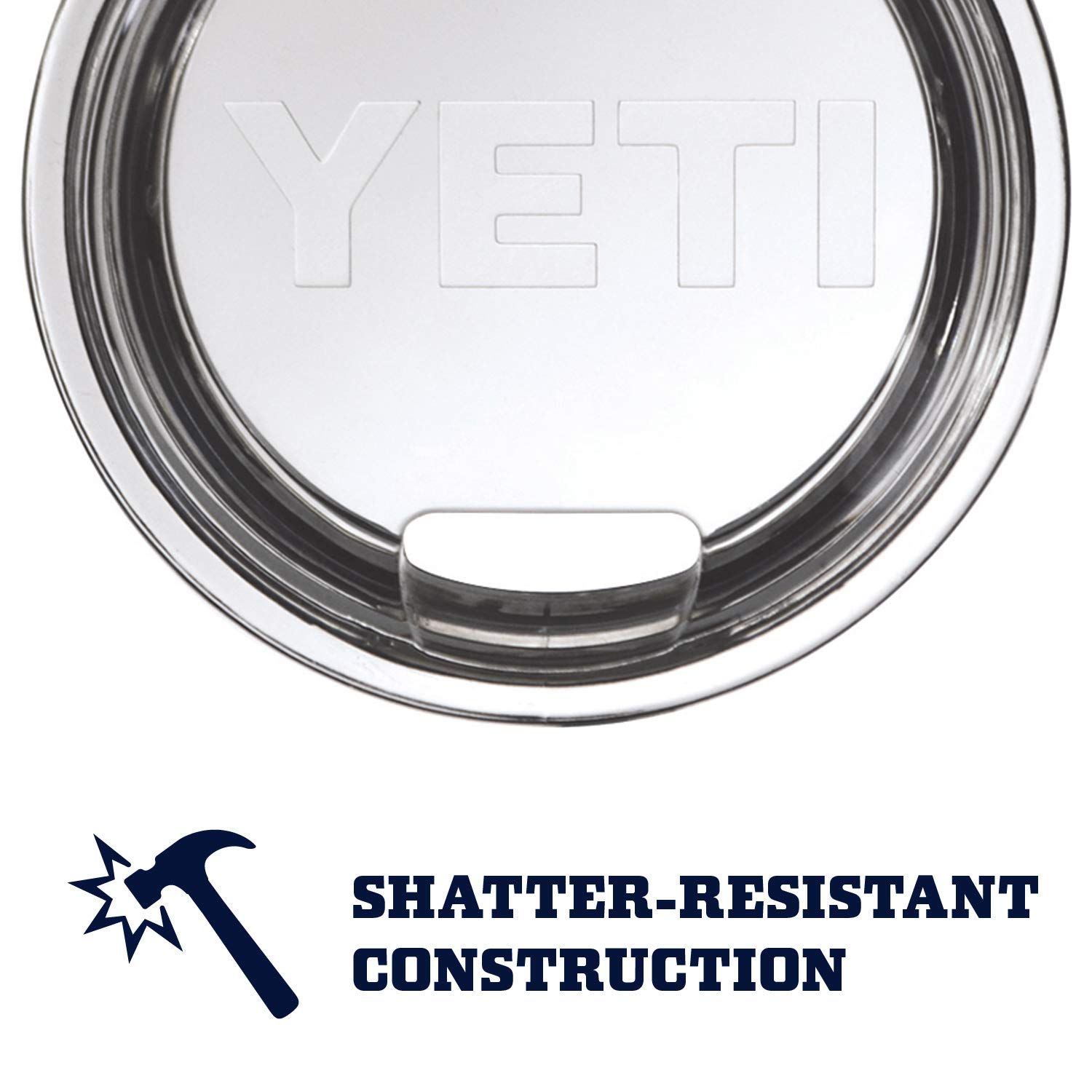 YETI Rambler 10 oz Stackable Mug, Stainless Steel, Vacuum Insulated with Standard Lid, Black