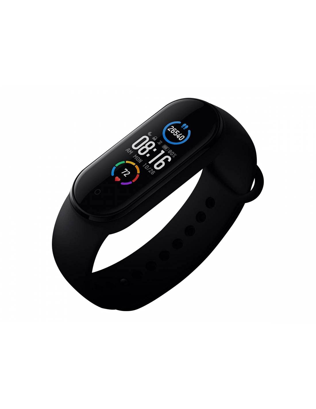 Xiaomi Mi Band 5 Smart Wristband 1.1 inch Color Screen Miband with Magnetic Charging 11 Sports Modes Remote Camera Bluetooth 5.0 Global Version - Black