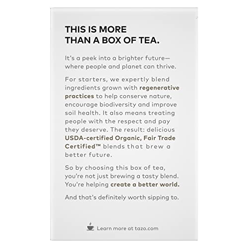 TAZO Tea Bags, Black Tea, Regenerative Organic Awake English Breakfast Tea, 16 Count