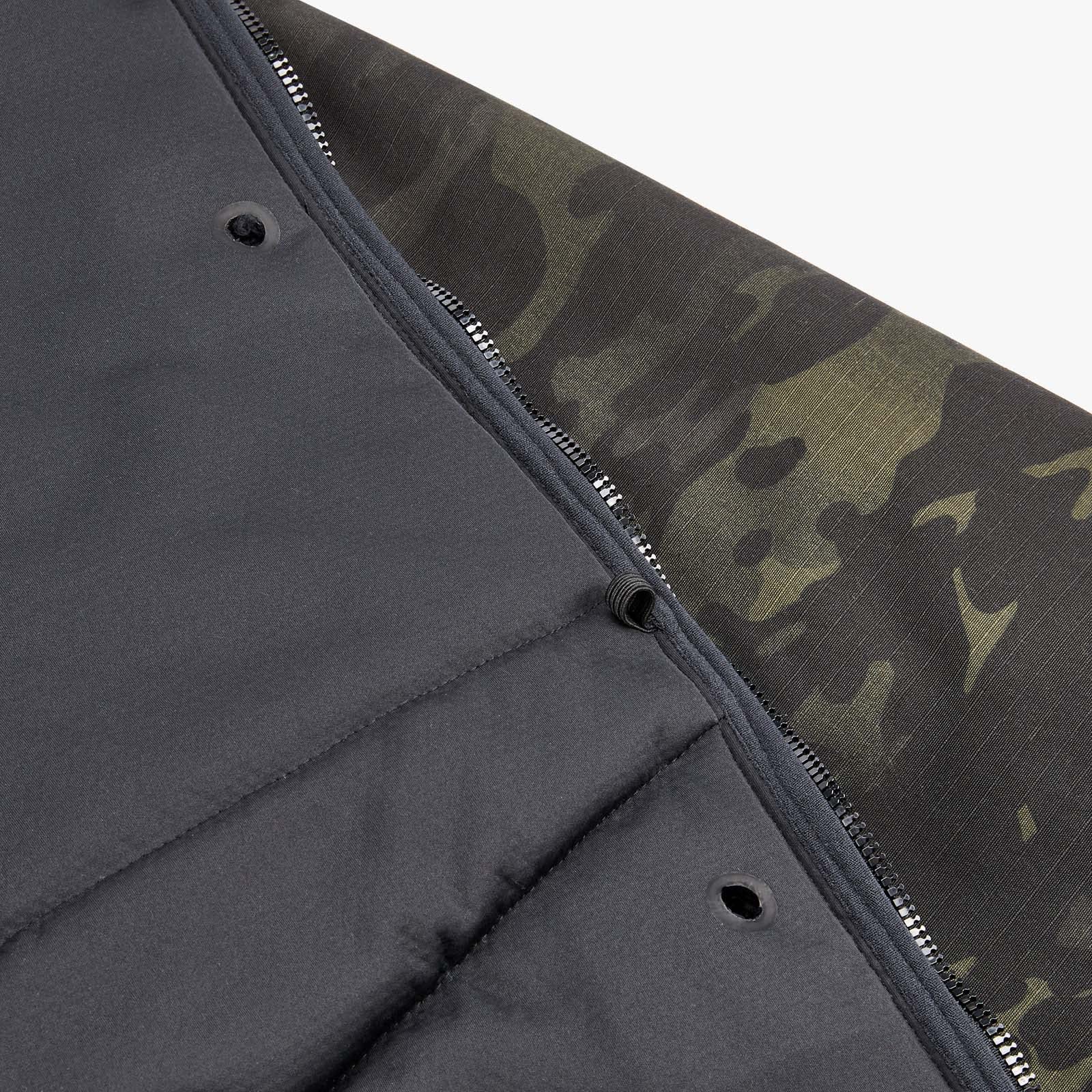VIKTOS Men's Bersherken MC Cold-Weather Waterproof Breathable Fleece Lined Warm Hooded Zippered Tactical Jacket | Relaxed Fit, Multicam Black, Medium