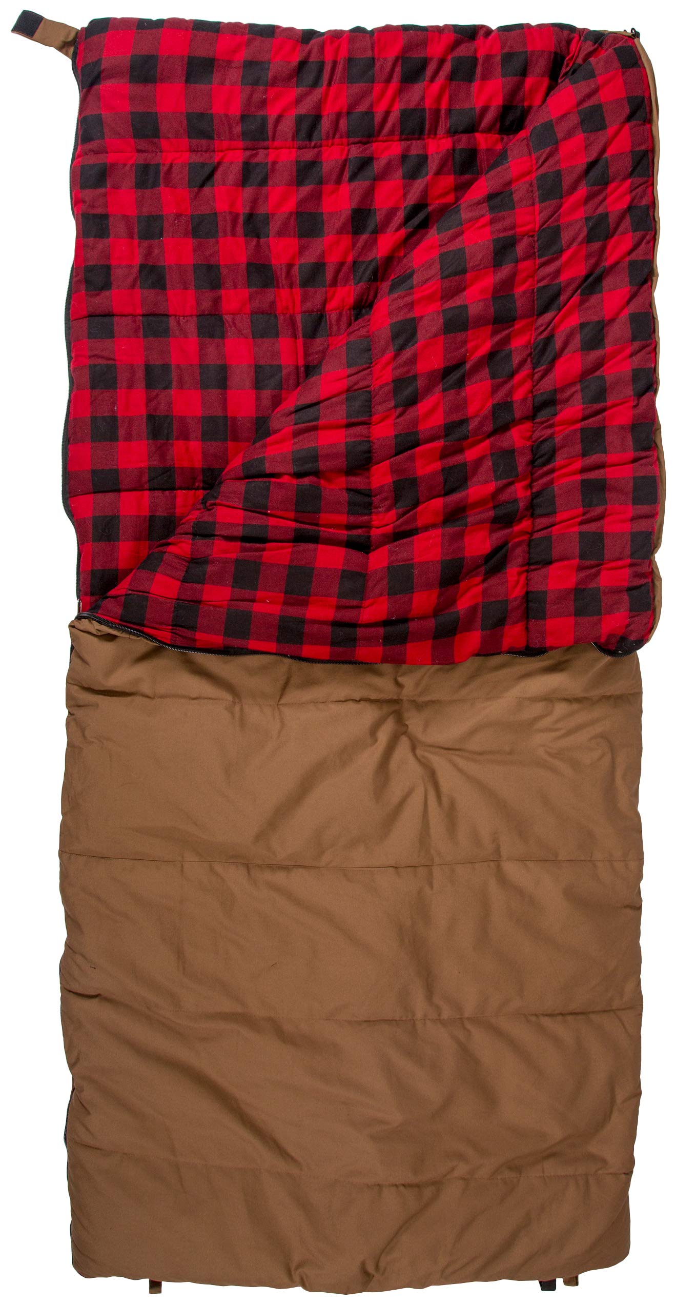 Stansport 6 lbs. Grizzly Sleeping Bag (529-100), 81" L x 39" W, Brown