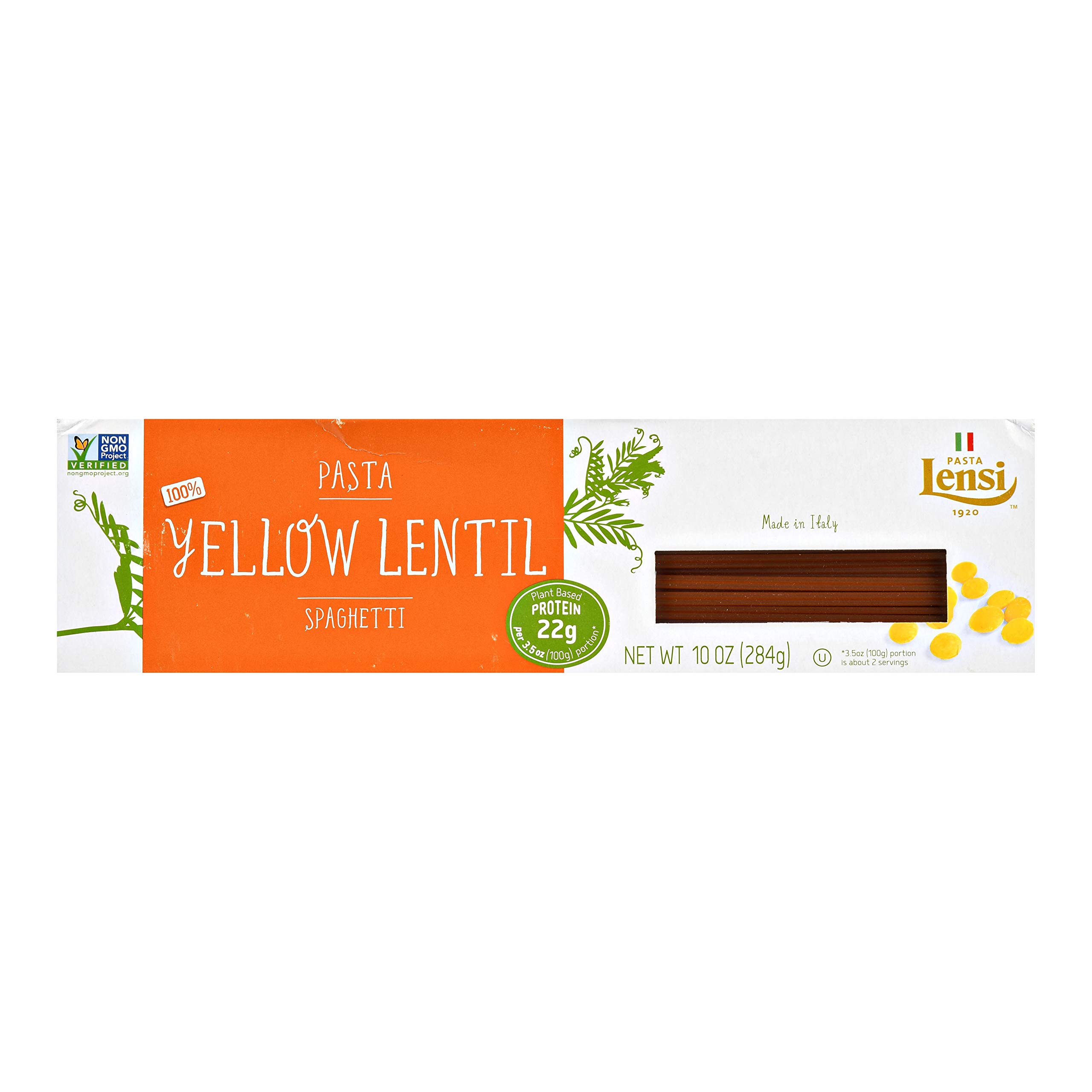 Yellow Lentil Spaghetti 4 Pack, each Net Wt 10 oz