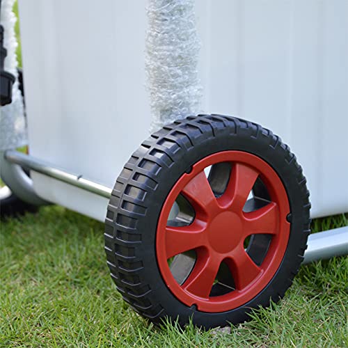 UEIDIHI Garden Shredder, 2500W Electric Wood Leaf Branch Chipper Shredder Mulcher with 45mm Cutting Width,50 Litre Collection Box,Portable Wheels