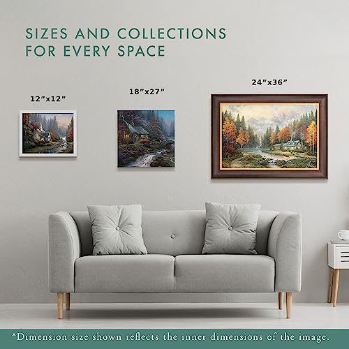 Thomas Kinkade Mickey and Minnie in Ireland 8" x 10" Gallery Wrapped Canvas Art | Frameless Room Wall Art | Certificate of Authenticity Included