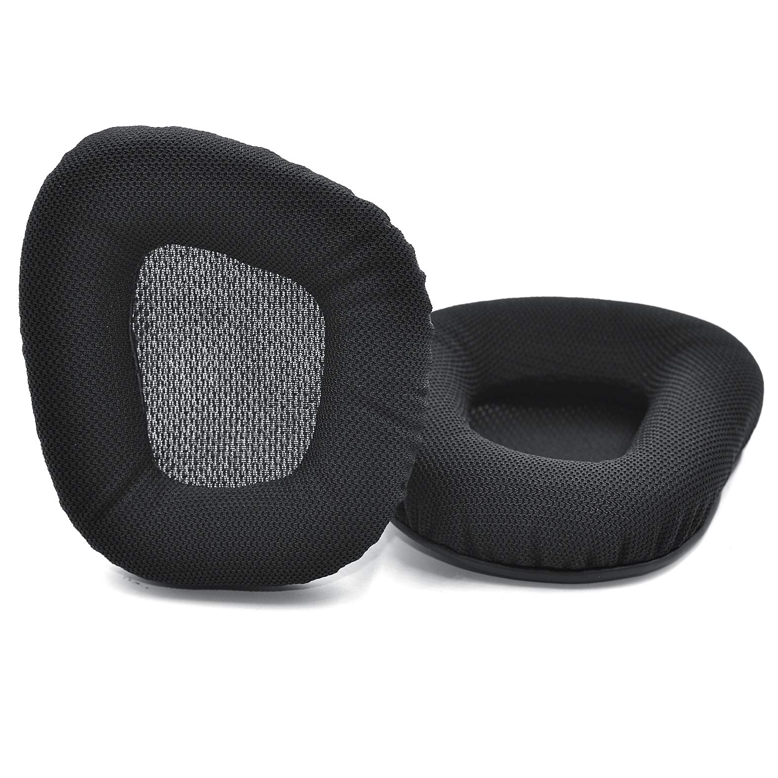 Void RGB Ear pads defean Replacement Ear Cushion Cover Compatible with Corsair Void RGB Elite USB Premium Gaming Headset,High-Density Noise Cancelling Foam (Black Fabric)